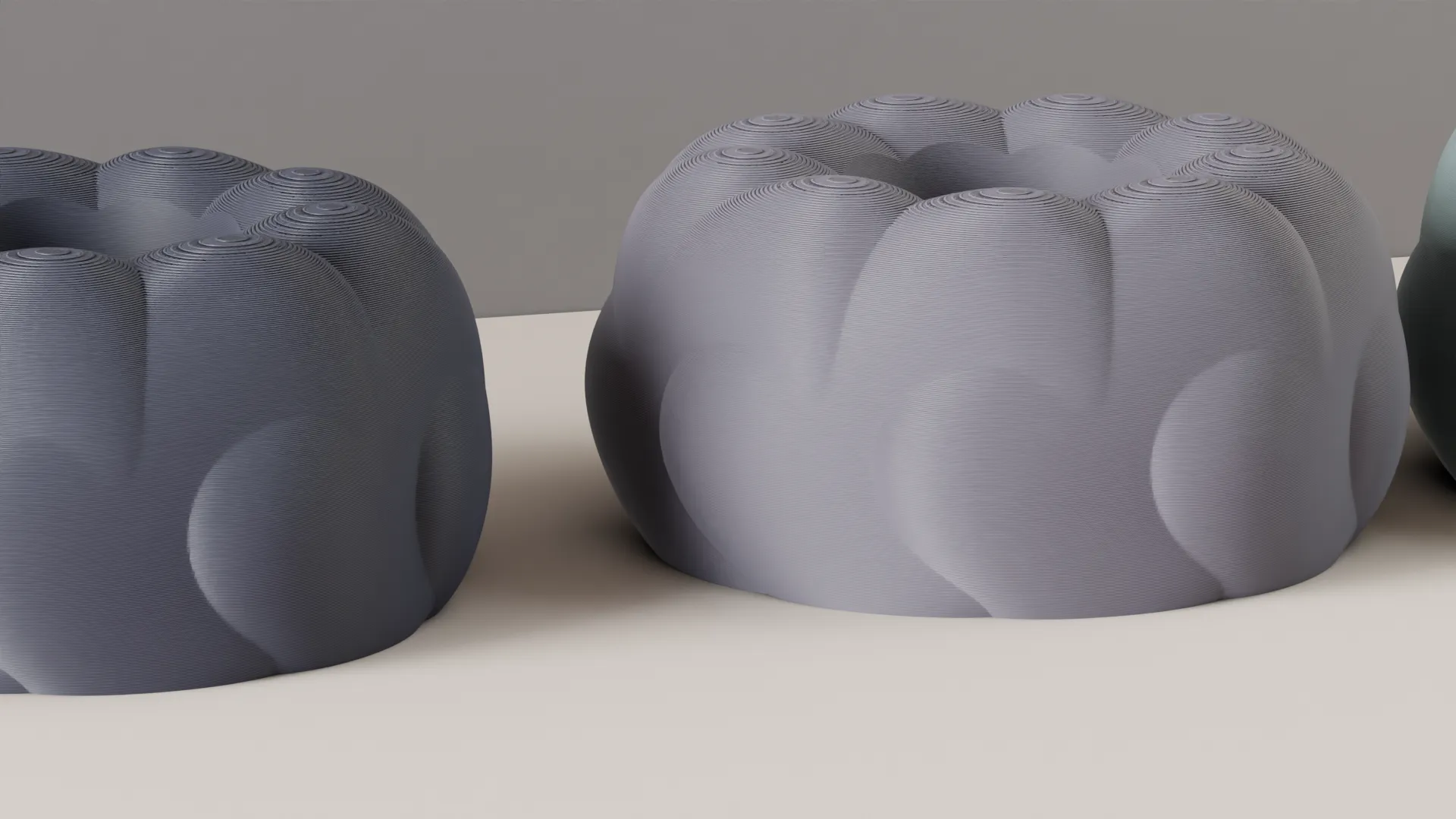 Modular Desktop Clock. Modern Topographic Design - Free 3D Print Model ...
