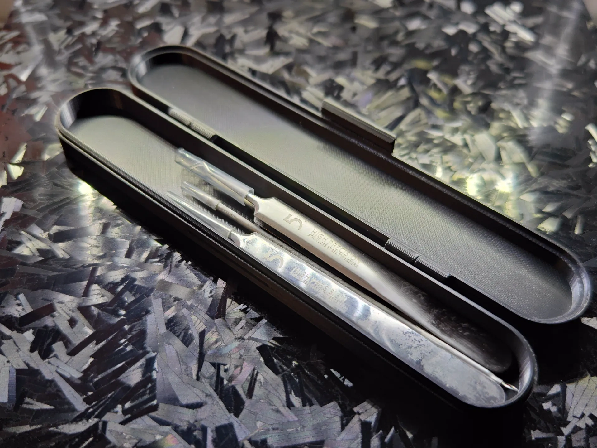 Small parts storage box for tweezers, etc (25*13.8*175mm) by kfarnold ...