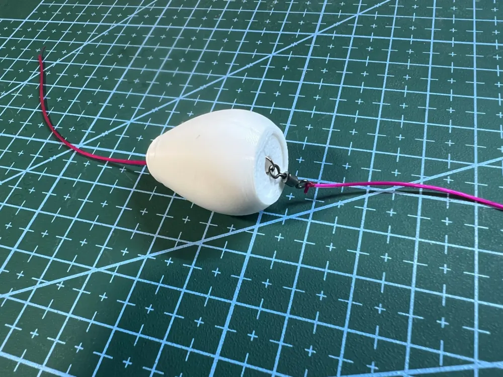 Lure fly fishing hook assist thrower, no steel core, hidden pin, figure ...