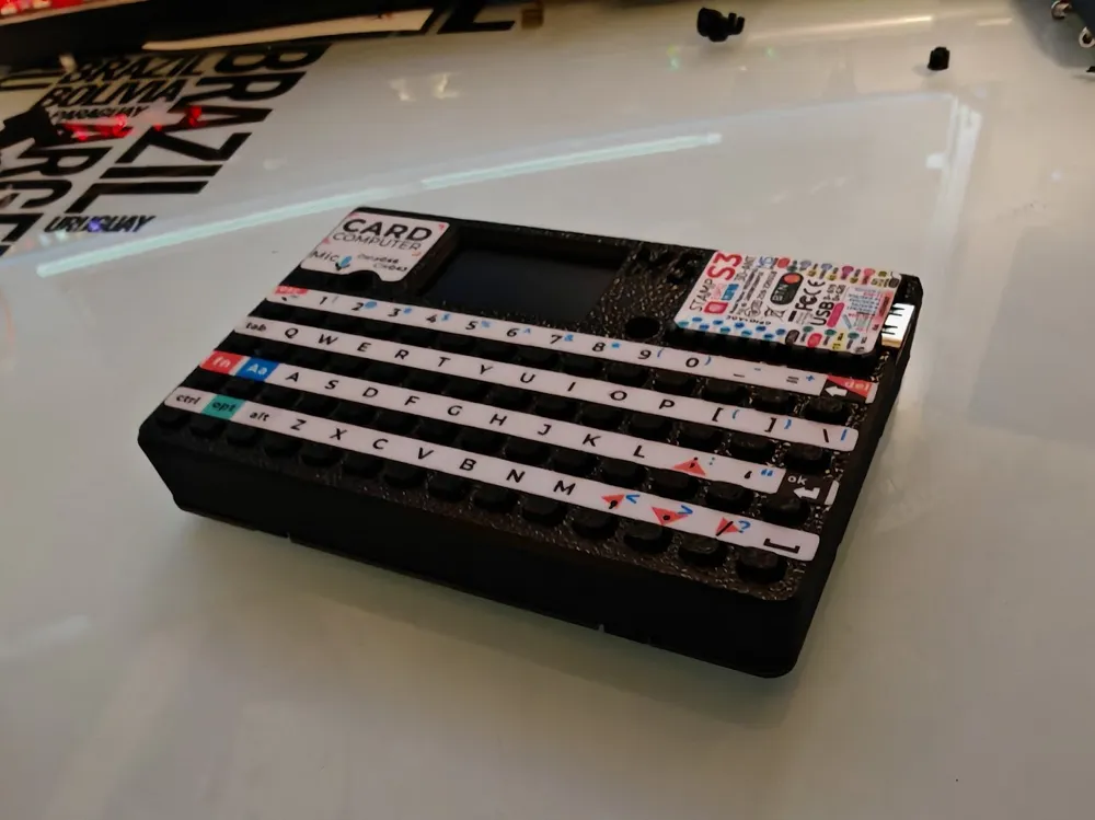 Cardputer case with keyboard and display clip by Ghulaschsuppe - MakerWorld