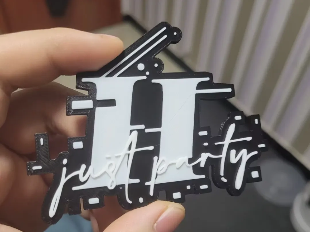 VRChat - Just H Party 标牌 by Hrenact MakerWorld: Download Free 3D Models