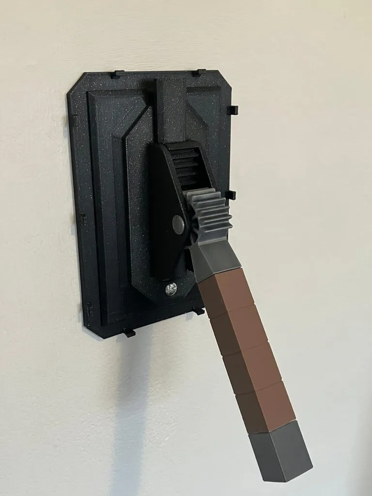 Minecraft Geared Lever Switch (Flat switch) Remixed by Marc-Andre ...