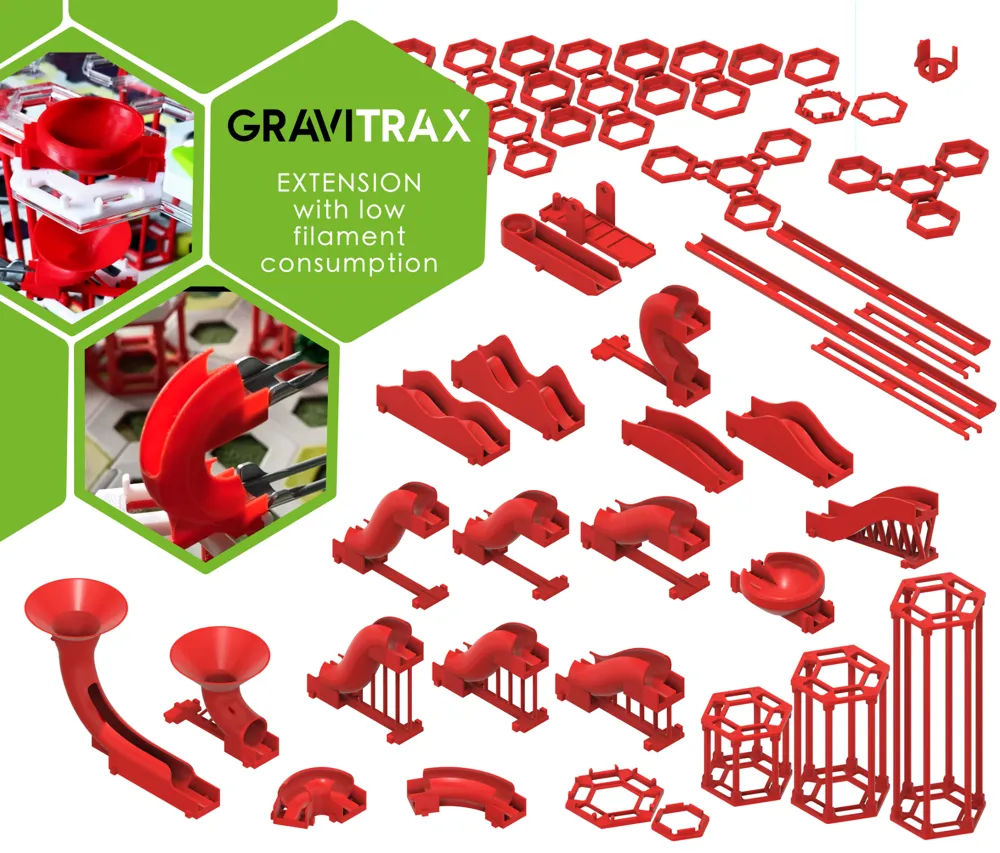 Gravitrax with low filament consumption by papgé - MakerWorld
