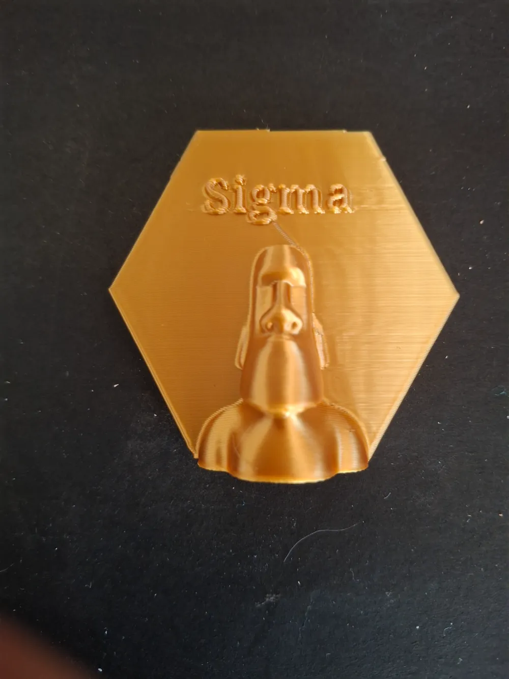 Sigma coin moai by TeoBG - MakerWorld