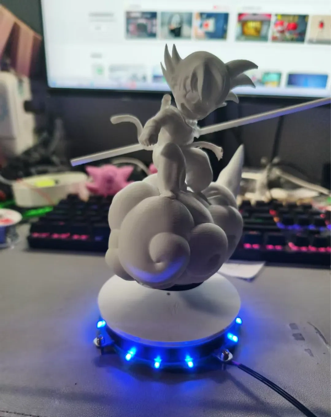 Magnetic Levitation Son Goku by user_878436881 - MakerWorld