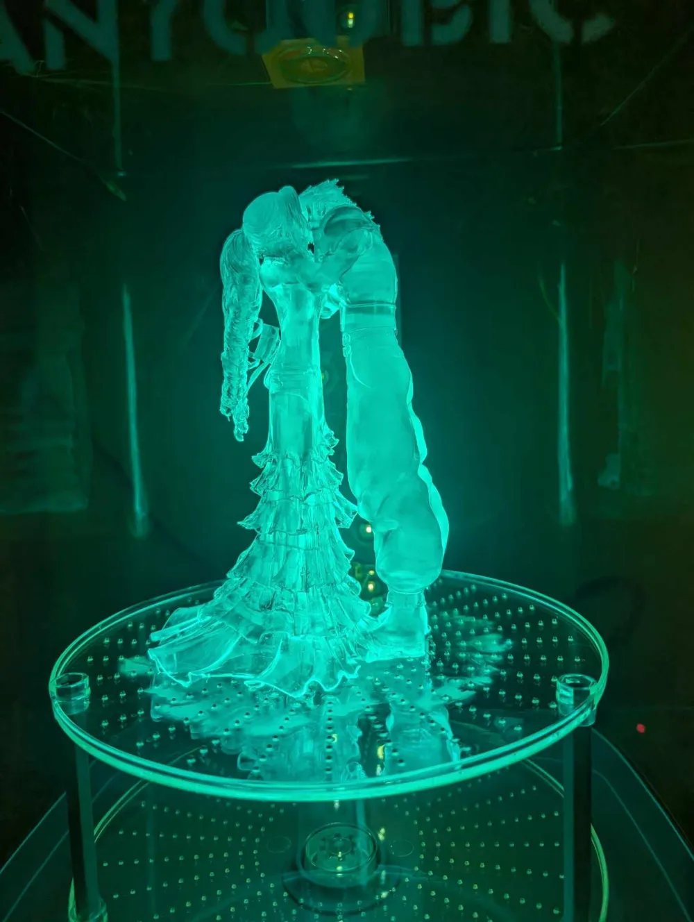 Final Fantasy 7 Zack And Aerith Posed Kissing By James Kirk 1295