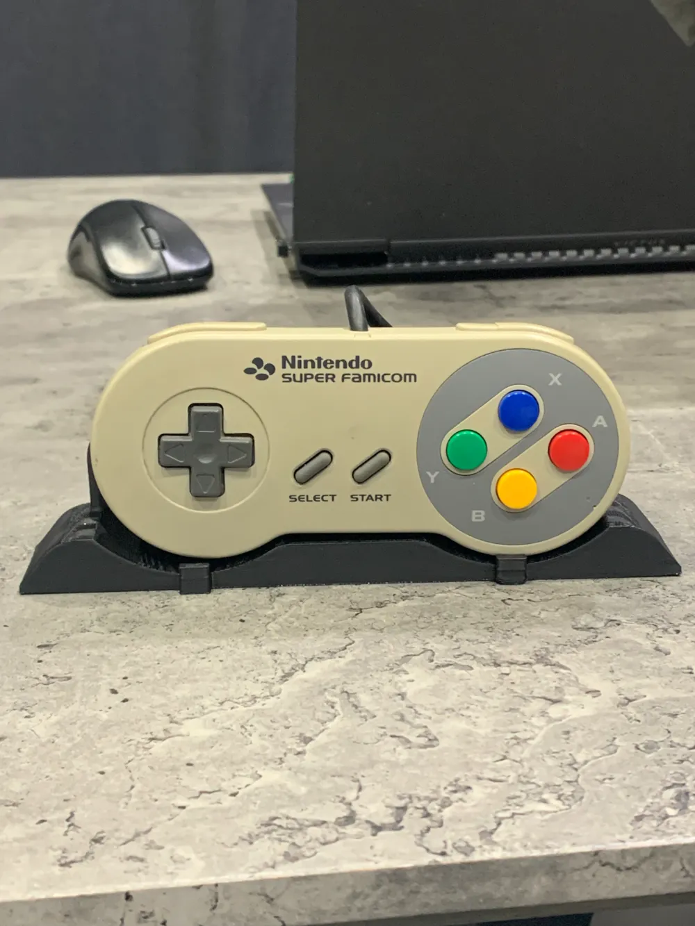 Snes - Super famicom Joystick stand - Free 3D Print Model - MakerWorld