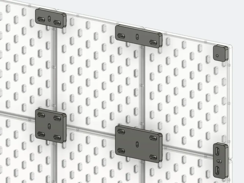Pegboard Mounting Connectors by redghost13 MakerWorld: Download Free 3D ...