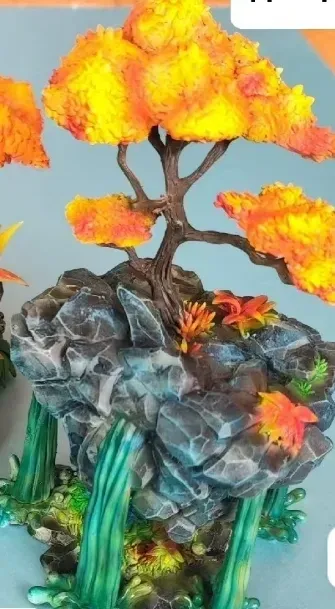 Floating Island Waterfall by pokemon player - MakerWorld