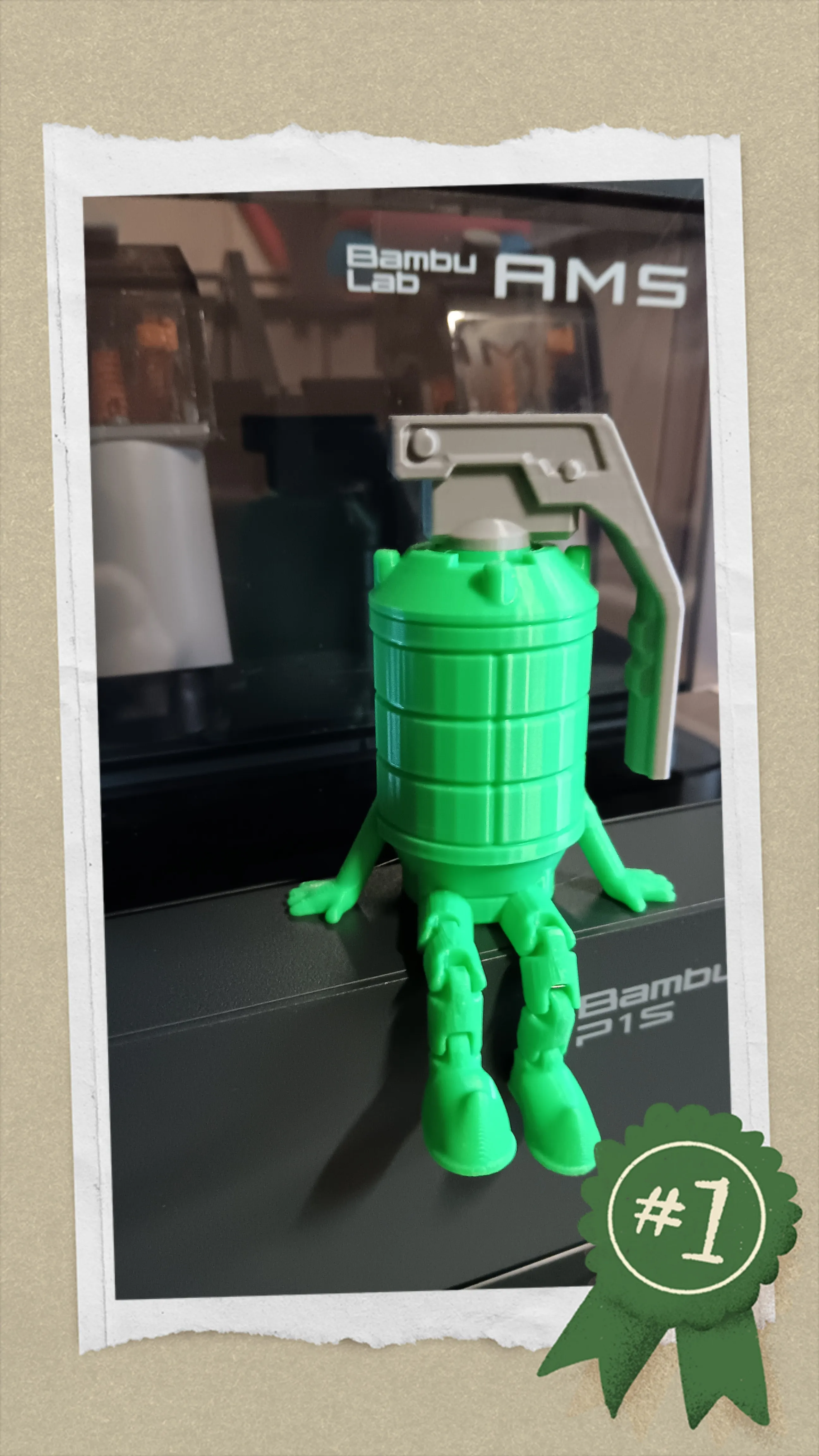 Articulated Bullet Buddy by AmishAtlas Designs MakerWorld: Download ...