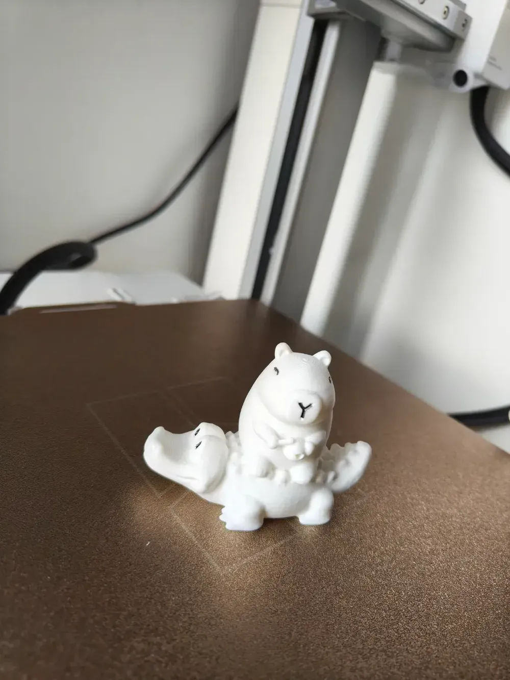 No Capybara, No Life! Adorable Capybara Office Desk Ornament, Mood ...