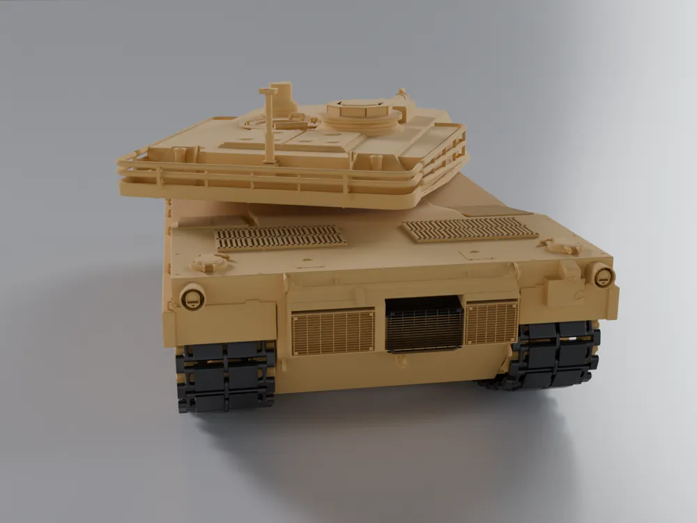 M1A2 Abrams 1:35 fully 3d printed tank by Crea_Hicks MakerWorld: Download Free 3D Models