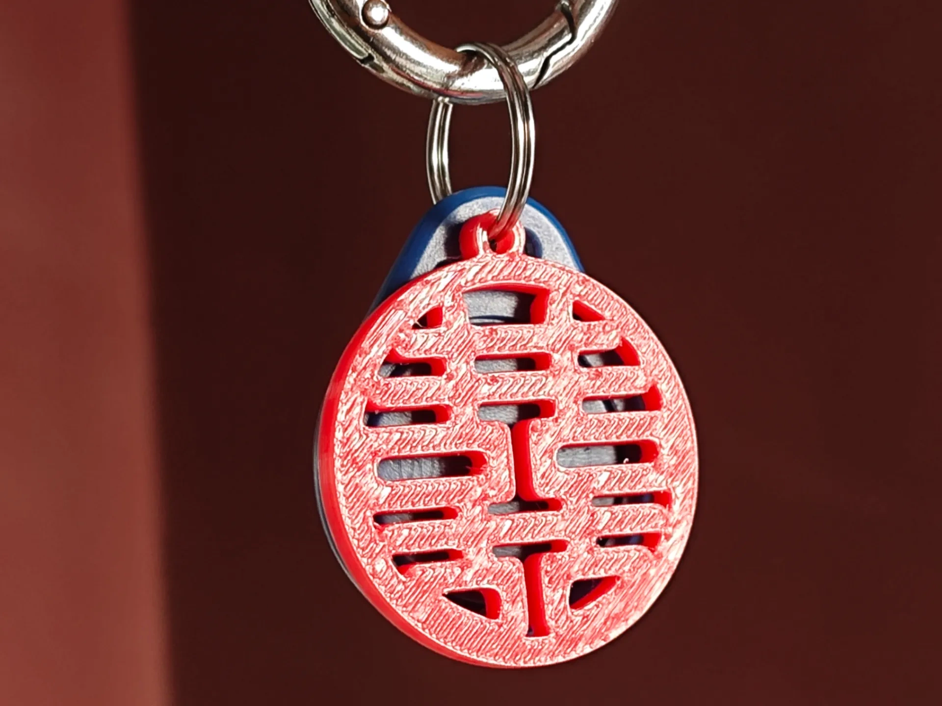 Hongshuangxi Double Happiness Character Ornament, Keychain Ornament ...