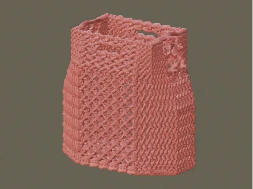 Woven Texture Tote Bag by kingquangt - MakerWorld