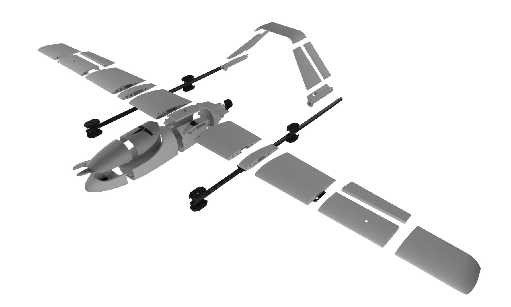 Titan Cobra VTOL fixed-wing drone Remixed by user_1801840335 MakerWorld ...