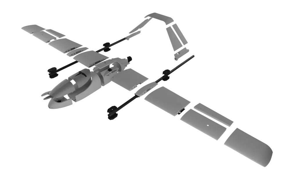 Titan Cobra VTOL fixed-wing drone Remixed by user_1801840335 MakerWorld ...