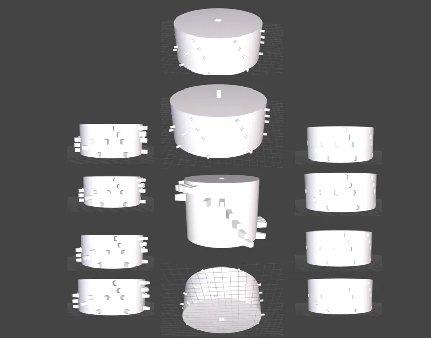 Parametric Music Box Cylinder by Oxooxo MakerWorld: Download Free 3D Models