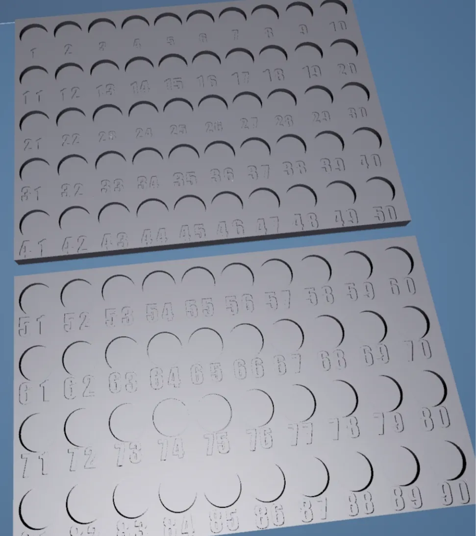 bingo / Tombola table - Free 3D Print Model - MakerWorld
