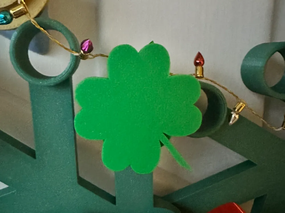 4 Leaf Clover Good Luck Kleeblatt Brick Wreath by hargrave - MakerWorld