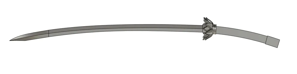 Isshin Black Mortal Blade for Gundam by user_4249351890 - MakerWorld