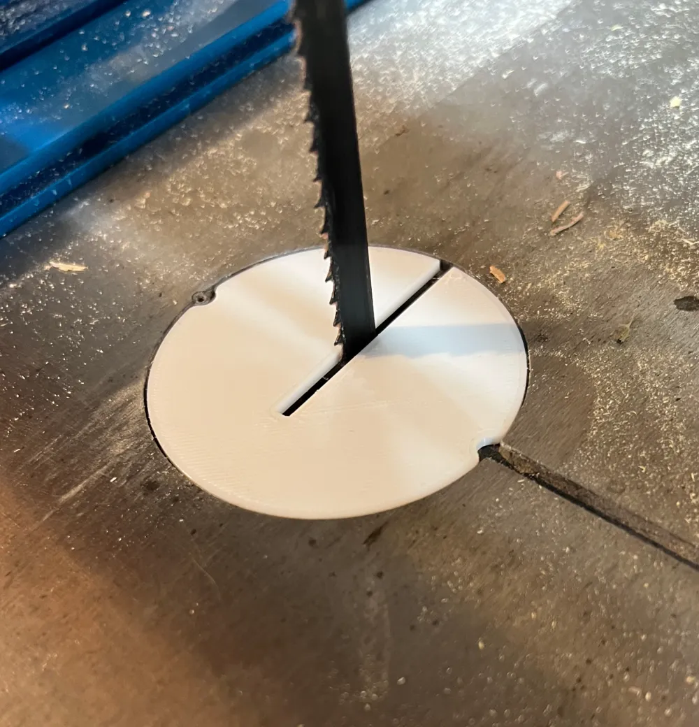 Ridgid 14 Band Saw Kerf Plate by Rick Murtha - MakerWorld