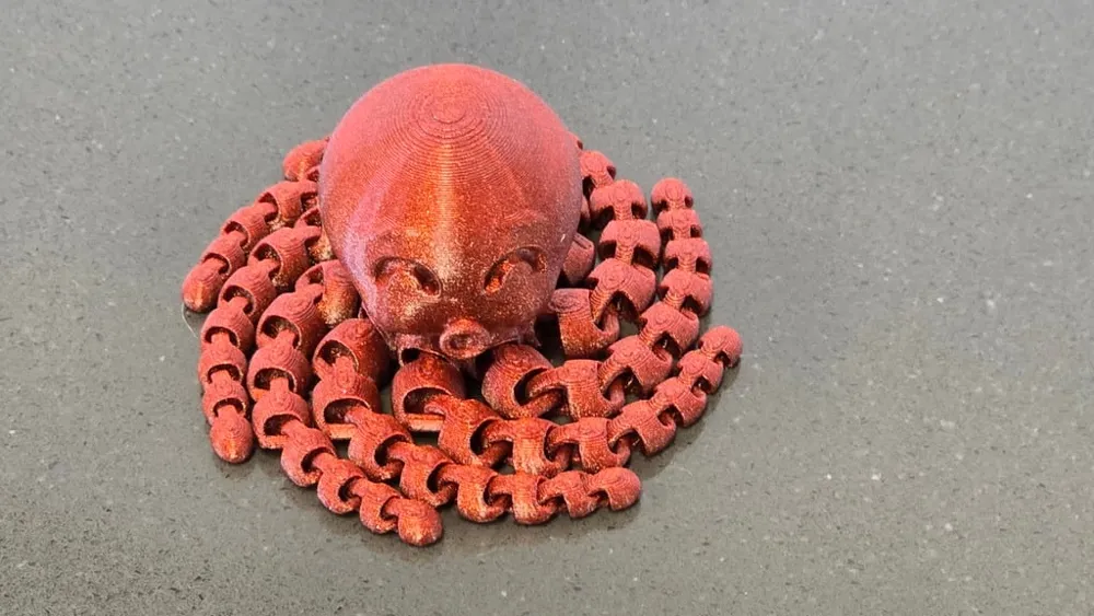 Cute Octopus - version 3 - Free 3D Print Model - MakerWorld