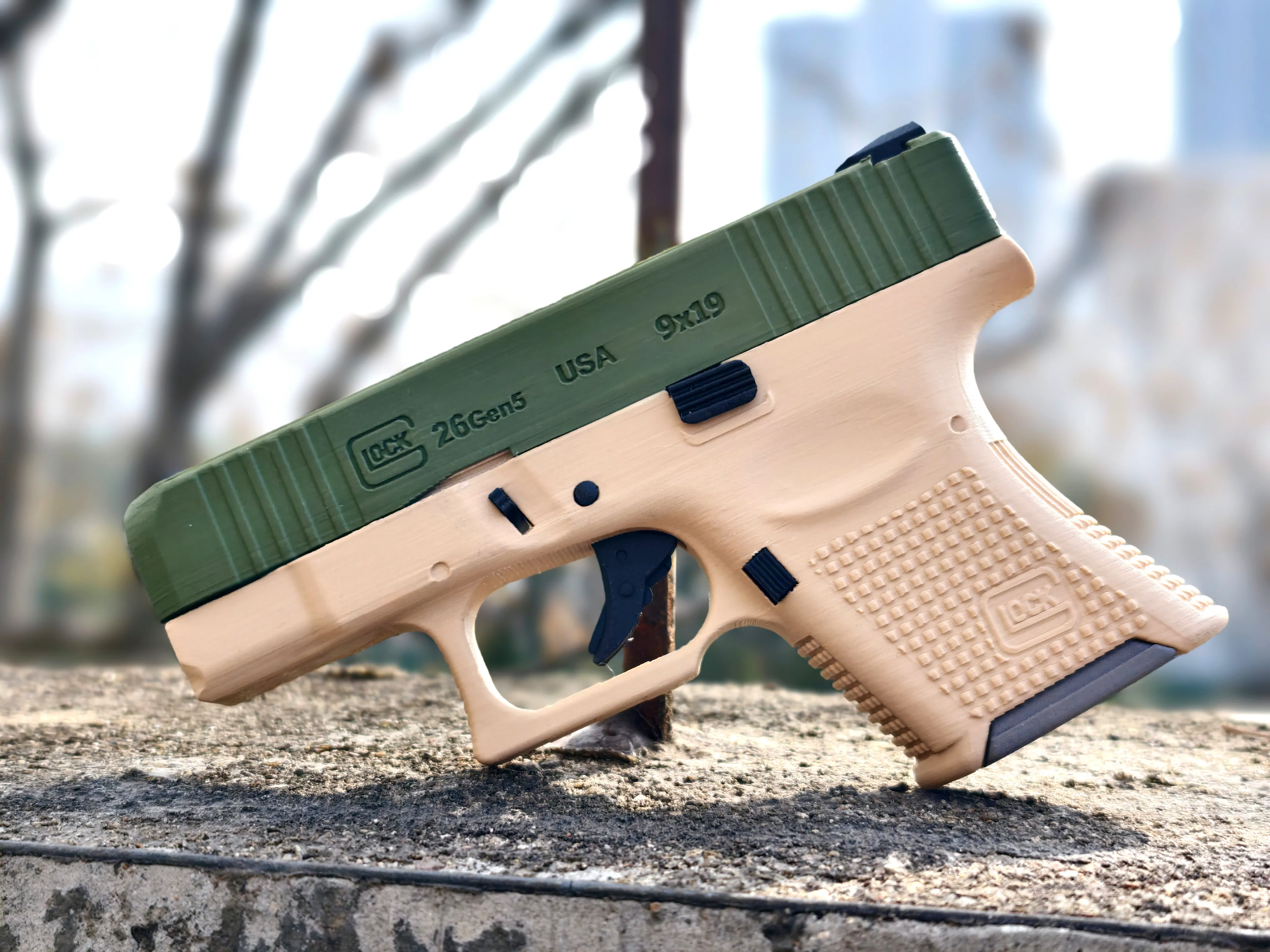 Glock G26 Toy pistol model (can't move or launch) by 补补觉去 MakerWorld ...