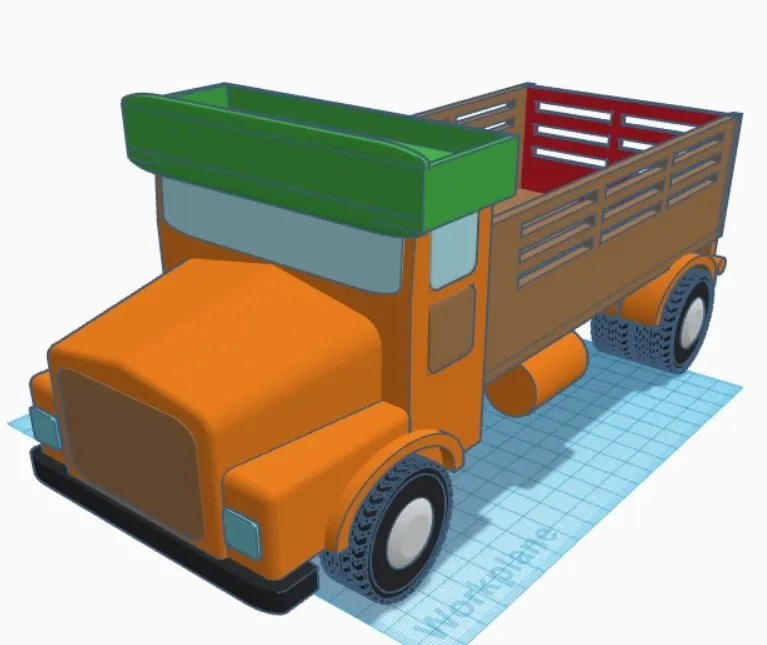 Old Lorry Truck by Crafts3D - MakerWorld