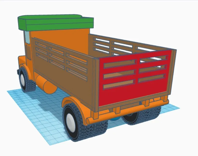 Old Lorry Truck by Crafts3D - MakerWorld