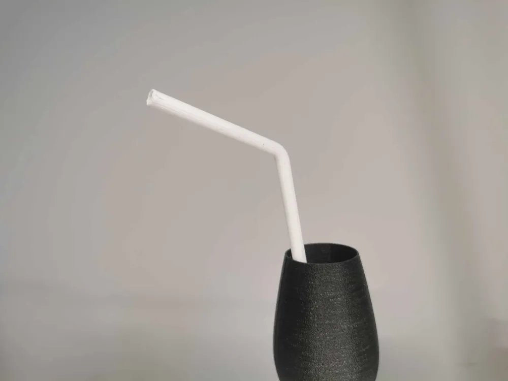 Angled Drinking Straw by ProjektDruk3DMakerWorld: Download Free 3D Models