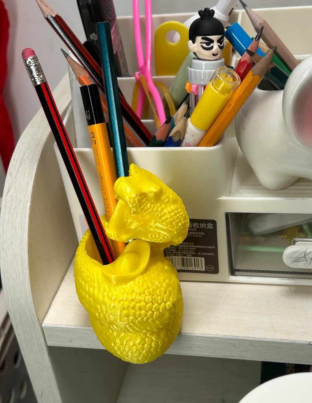 Year of the Snake Wealth Pen Holder---Ingot Snake Shaped Pen Holder ...