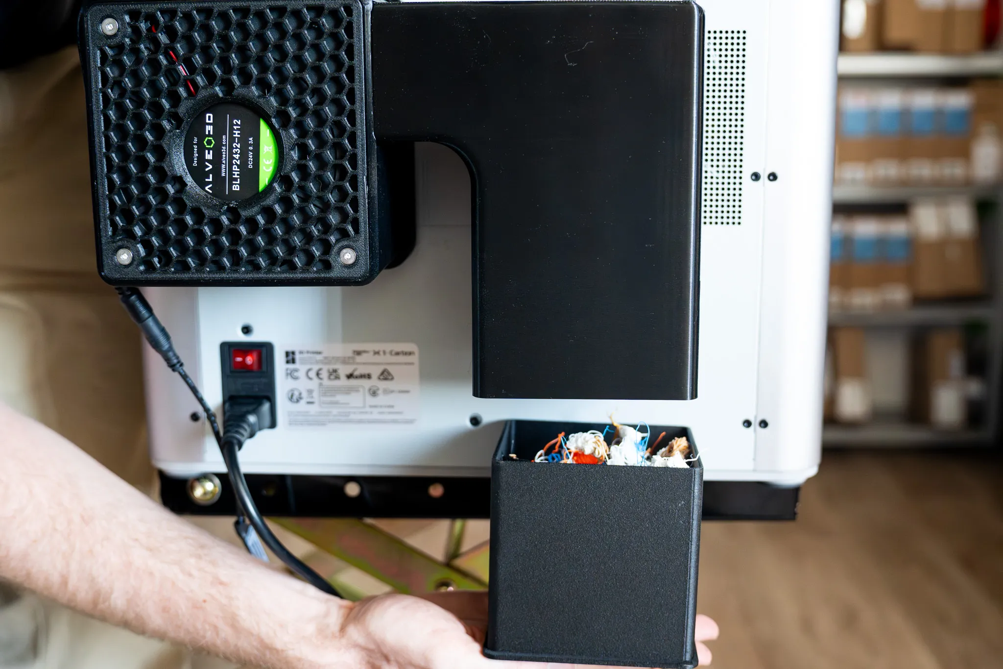 HEPA Carbon Air Filter for Bambu Lab P1S, X1/X1C - Free 3D Print Model ...