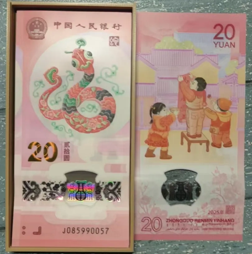 Commemorative Banknote Storage Box, Dragon Banknote, Snake Year ...