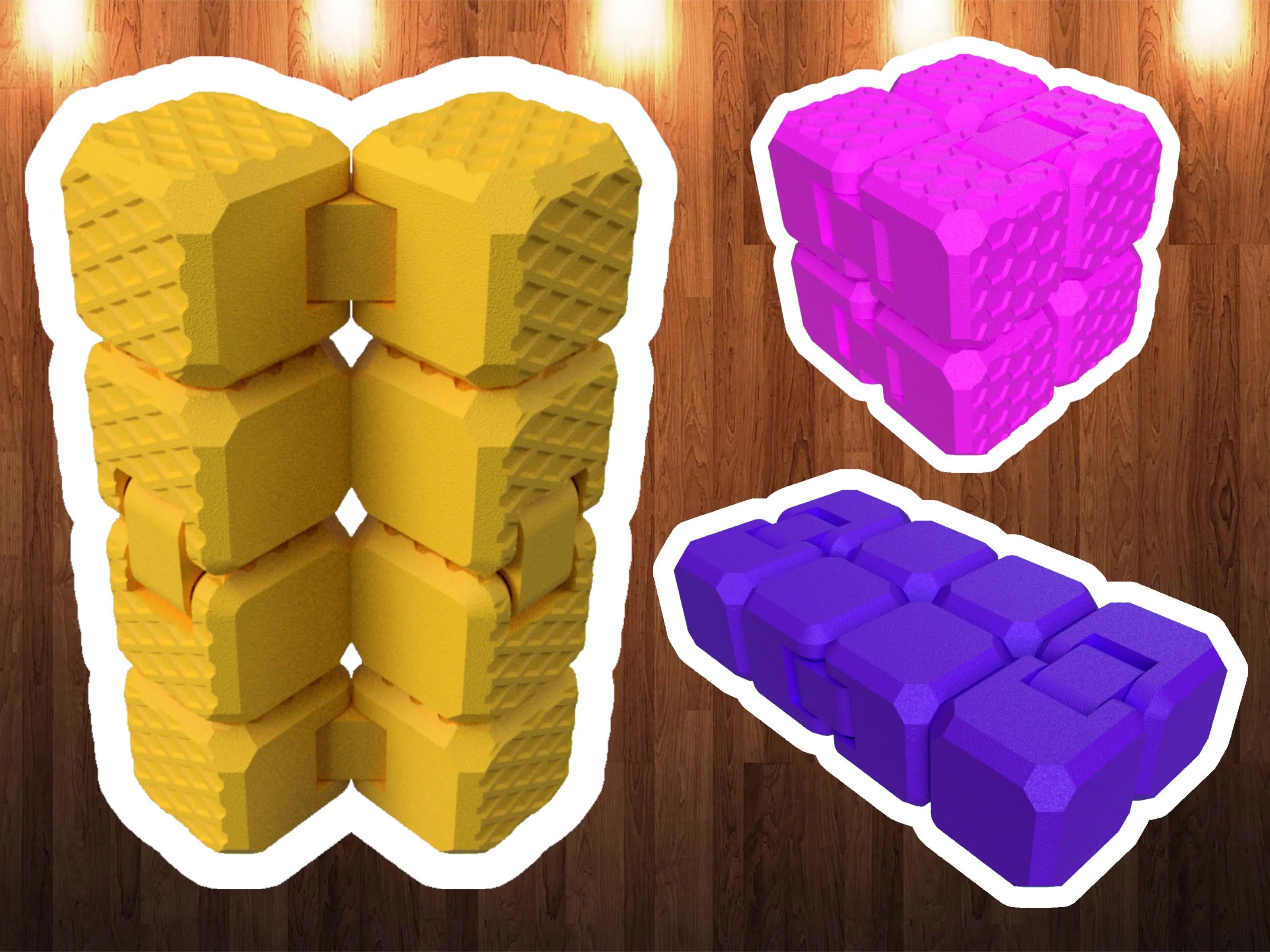 Fidget Cube Toy: Prism by austinvojta MakerWorld: Download Free 3D Models