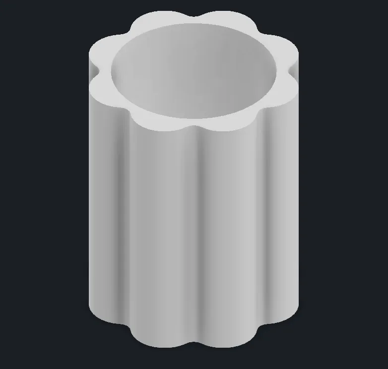 Pen Cup STL by 3DShapeLab - MakerWorld