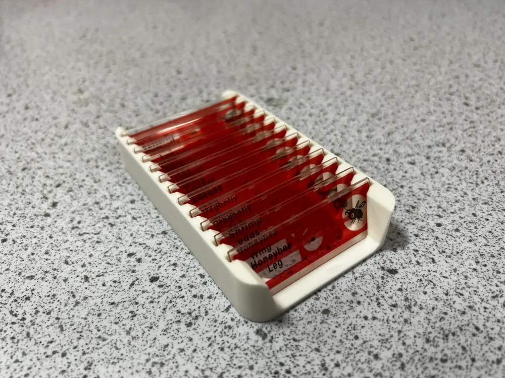 Microscope slide holder for Gratnells trays by DS Prints MakerWorld ...