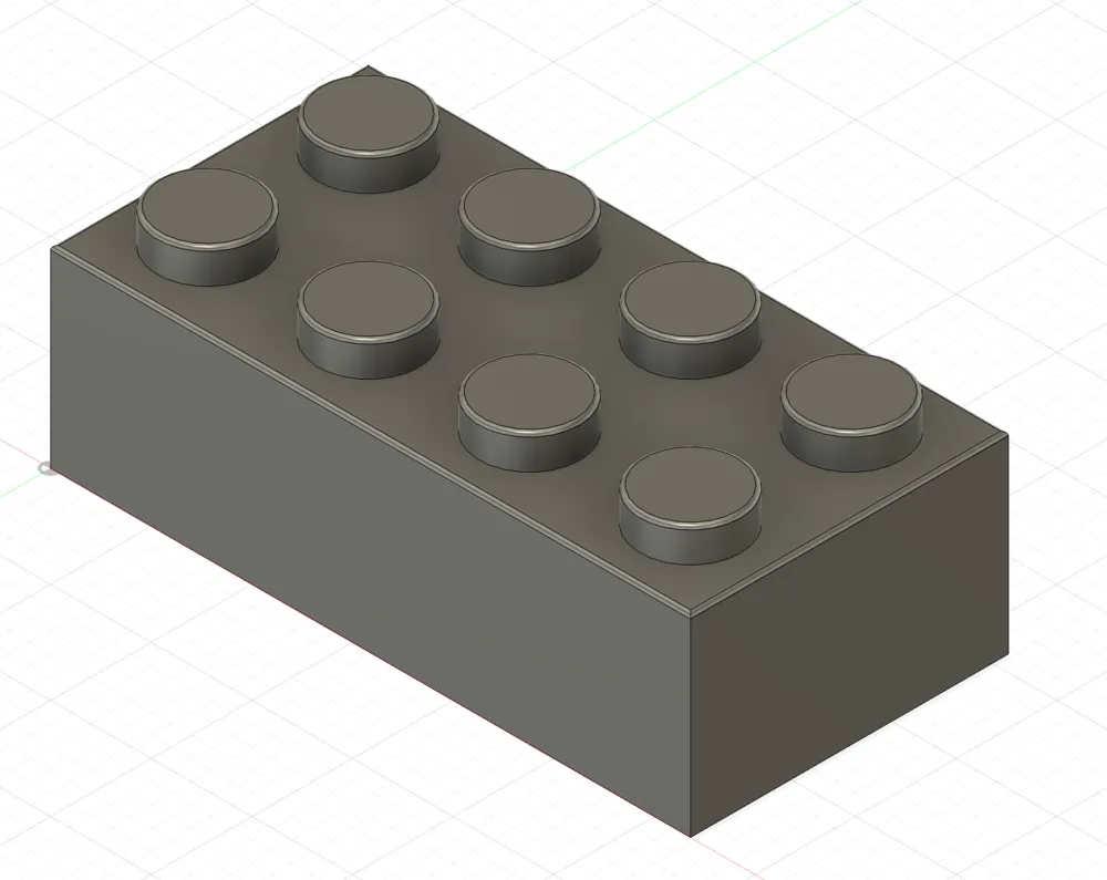 Brick block 2x4 - Free 3D Print Model - MakerWorld