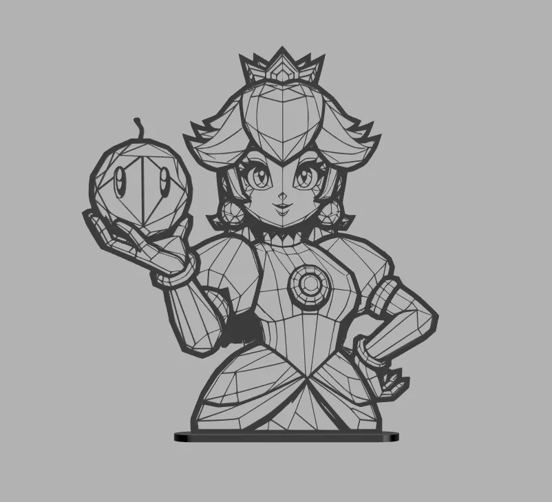 Geometric Monkey D. luffy from One Piece low poly by HJ_3D_MakerWorld ...