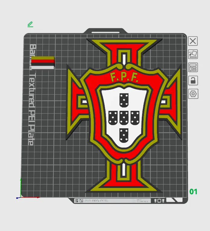 Portuguese club logo by 3D.house.pt - MakerWorld