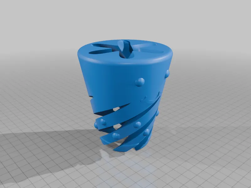 Boba Bubble Tea Spiral Passthrough Fidget by Neil - MakerWorld