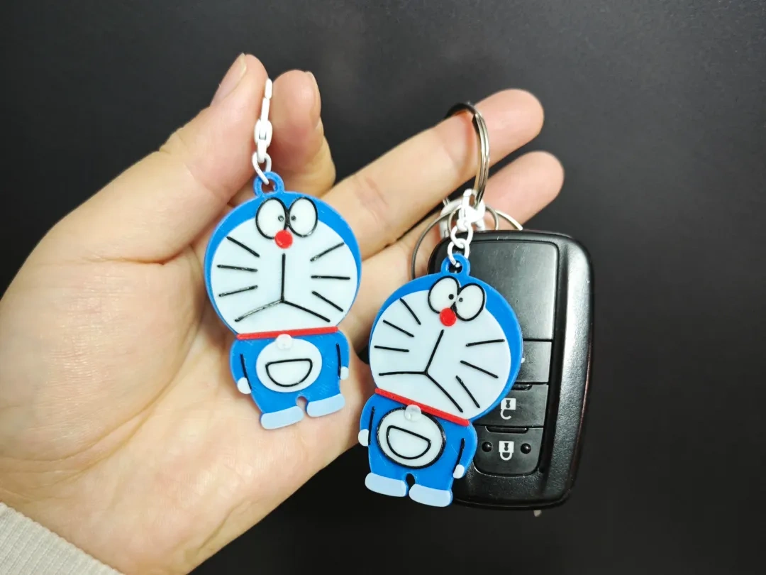 Doraemon Keychain Charm by 码头仔飞飞 MakerWorld: Download Free 3D Models