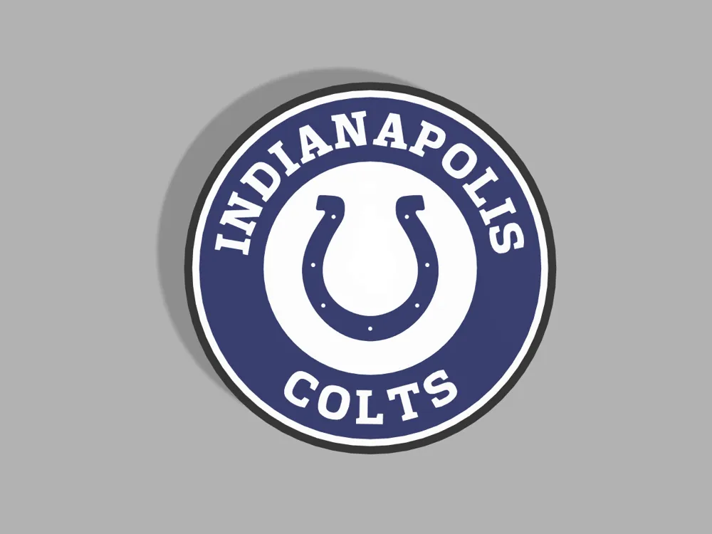Indianapolis Colts 3D Sign by Fast3D - MakerWorld