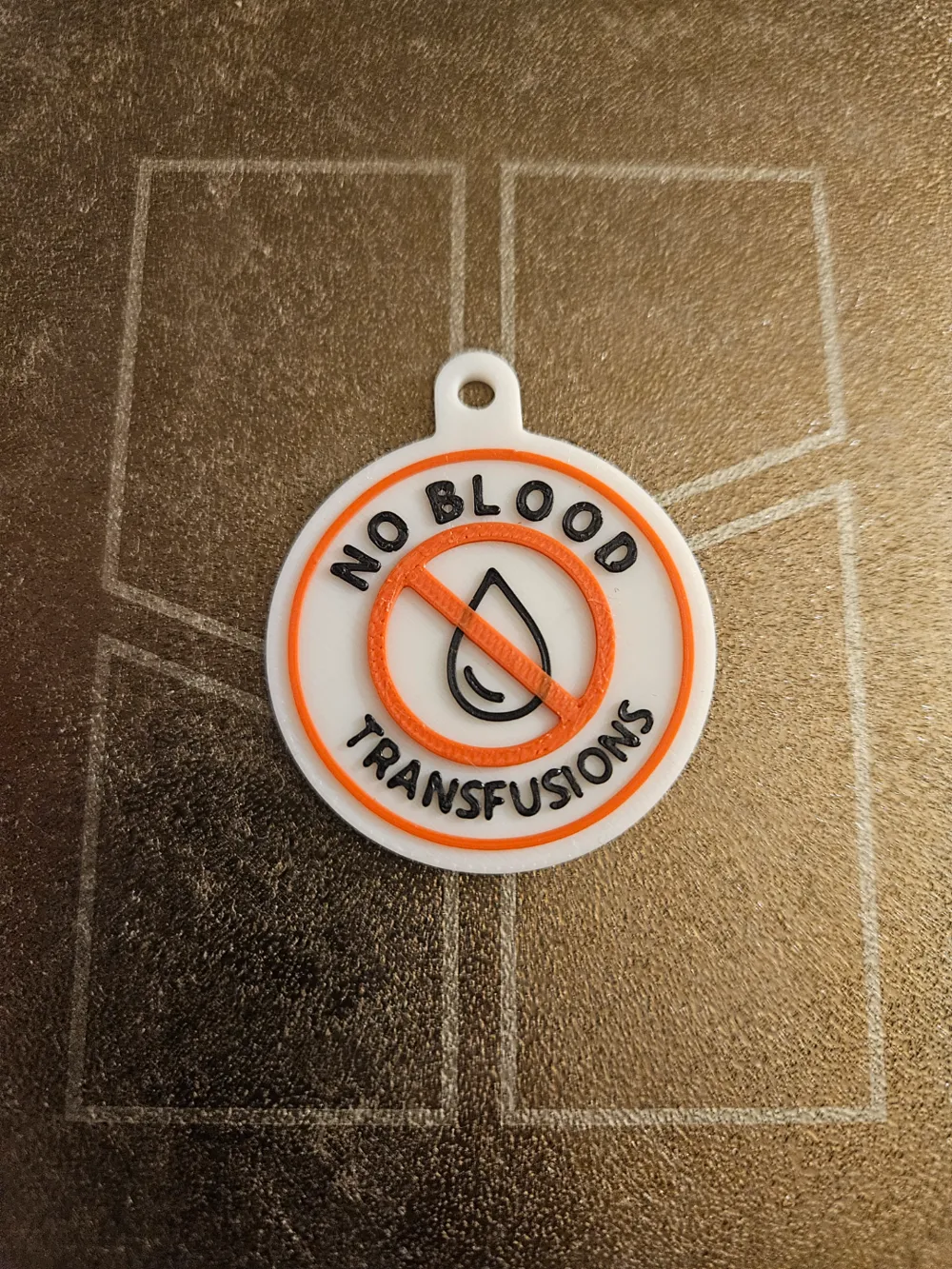 NO BLOOD TAG by CraigC10 - MakerWorld