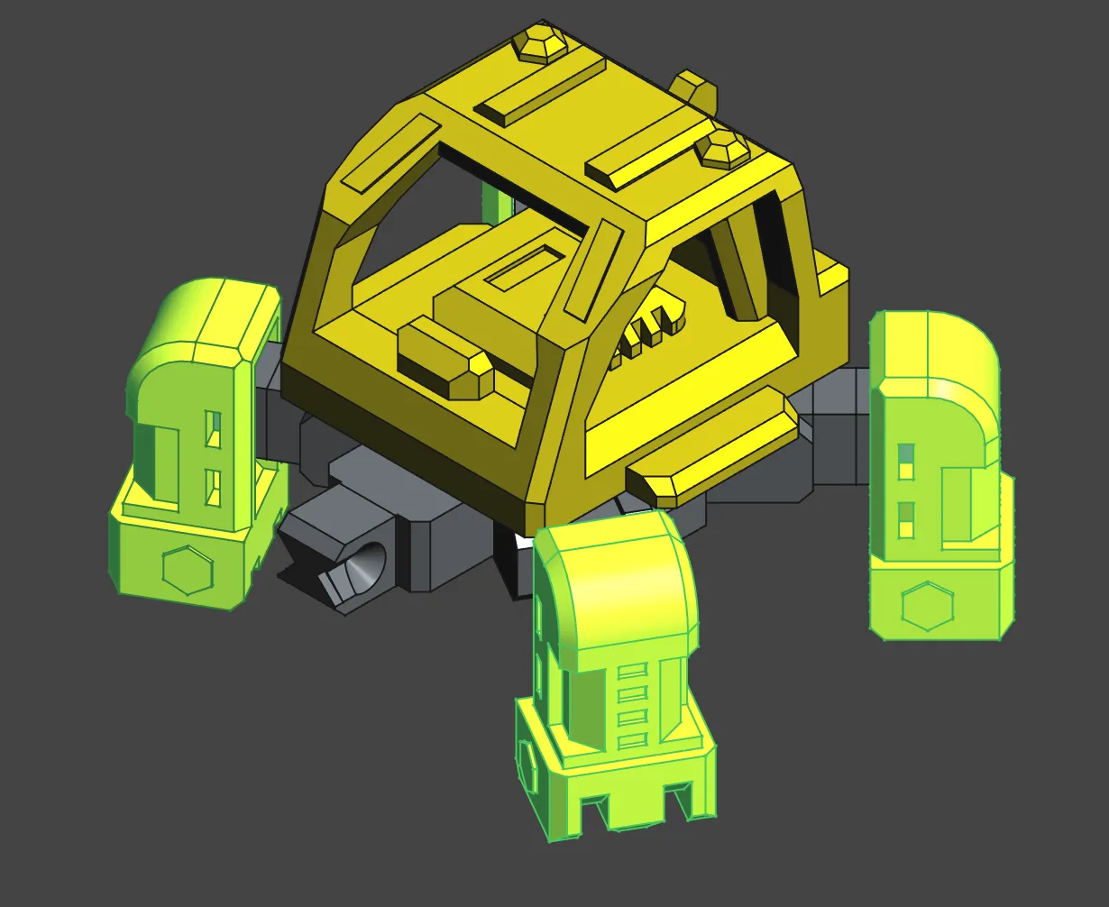 Forklift Mech - Model Kit by Kit Crafters MakerWorld: Download Free 3D ...