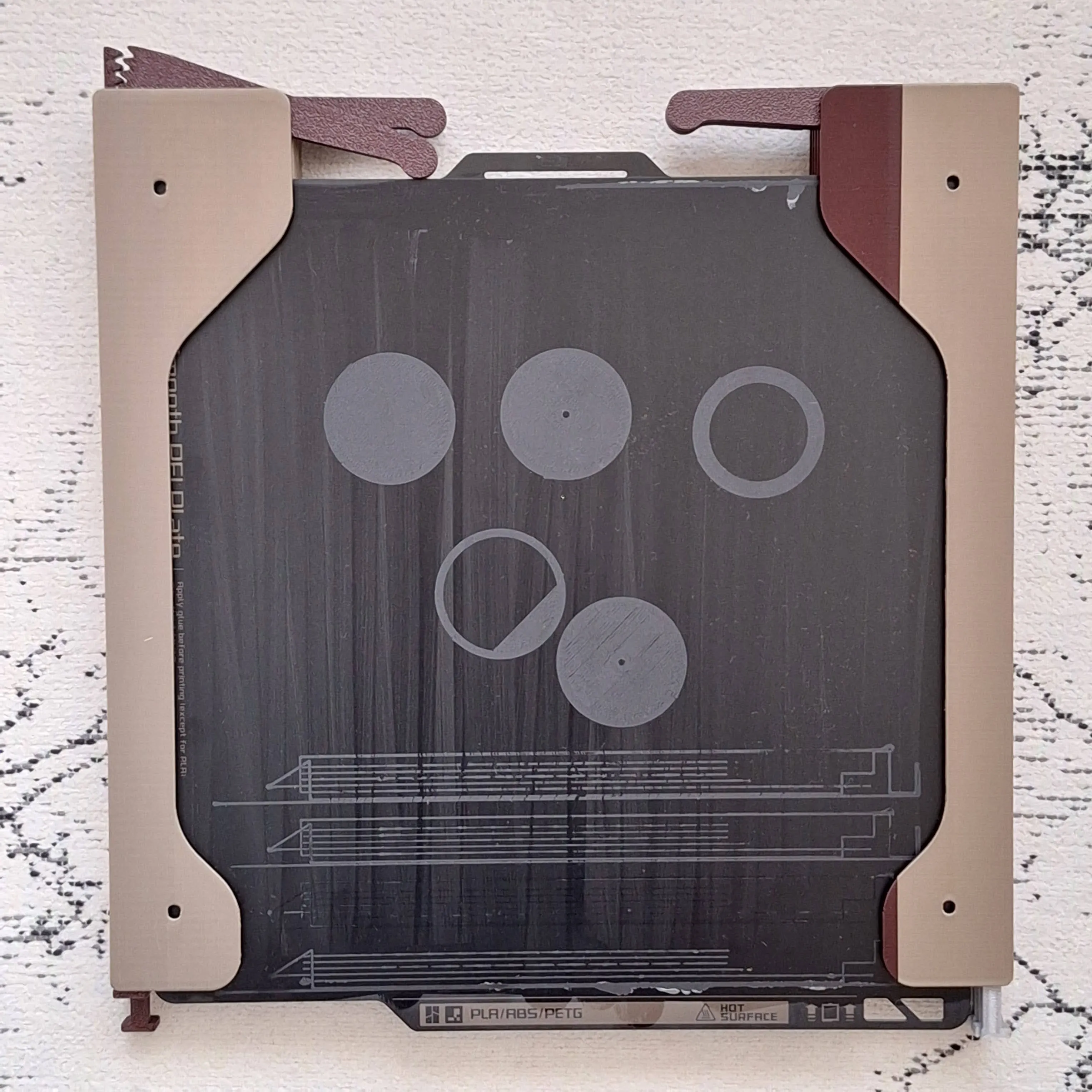 Bambu X1 A1 P1 Build Plates holder with button NG by Frantisek23 ...