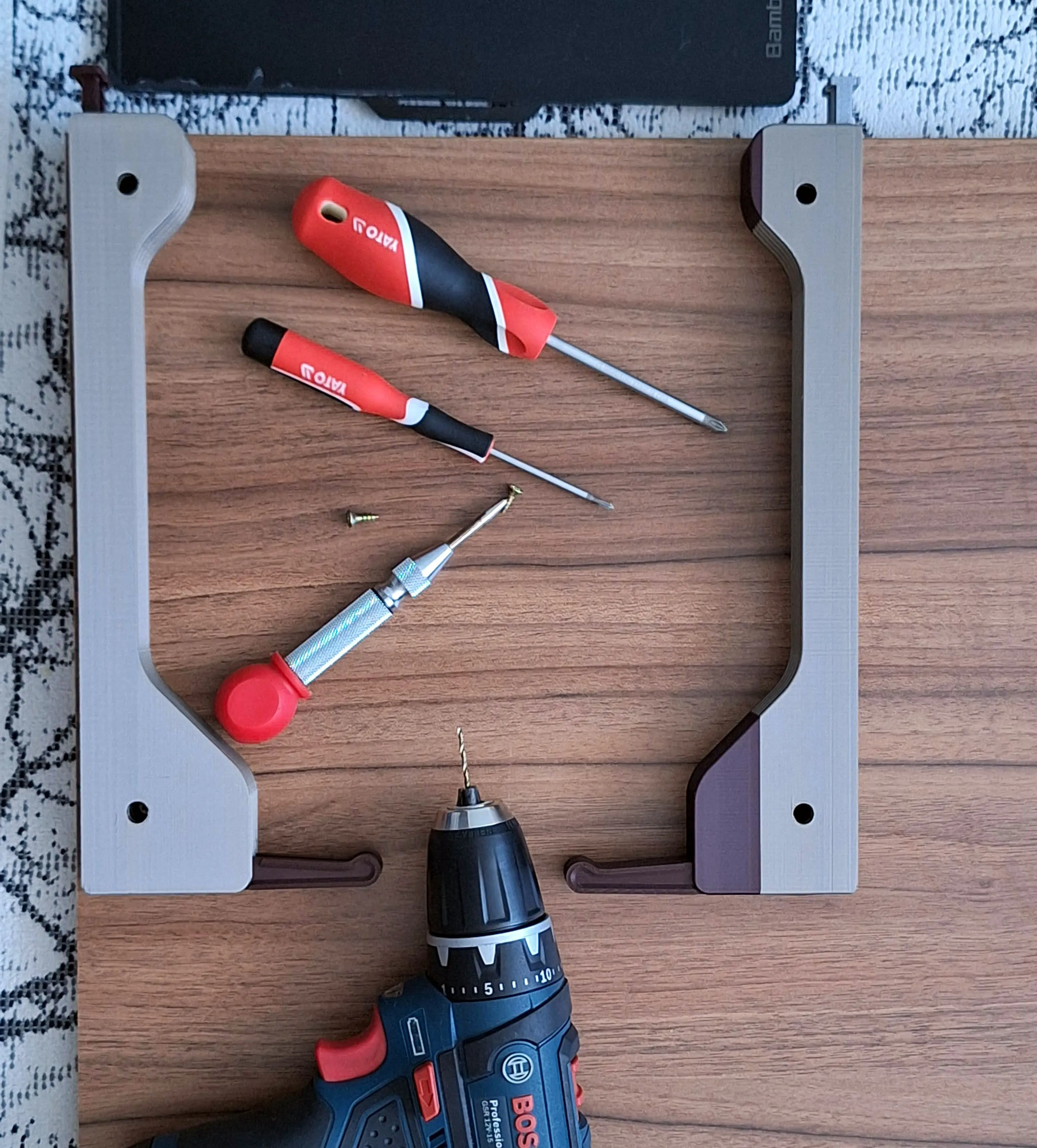 Bambu X1 A1 P1 Build Plates holder with button NG by Frantisek23 ...