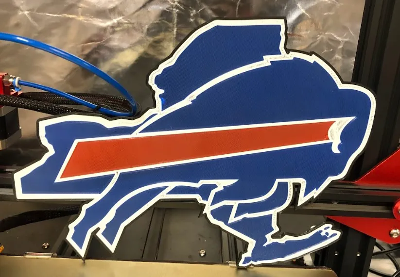 Buffalo Bills Logo - Free 3D Print Model - MakerWorld