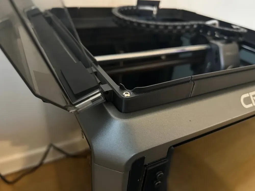 K1/K1C compact lid riser with hinges V2 (Updated) - Free 3D Print Model ...