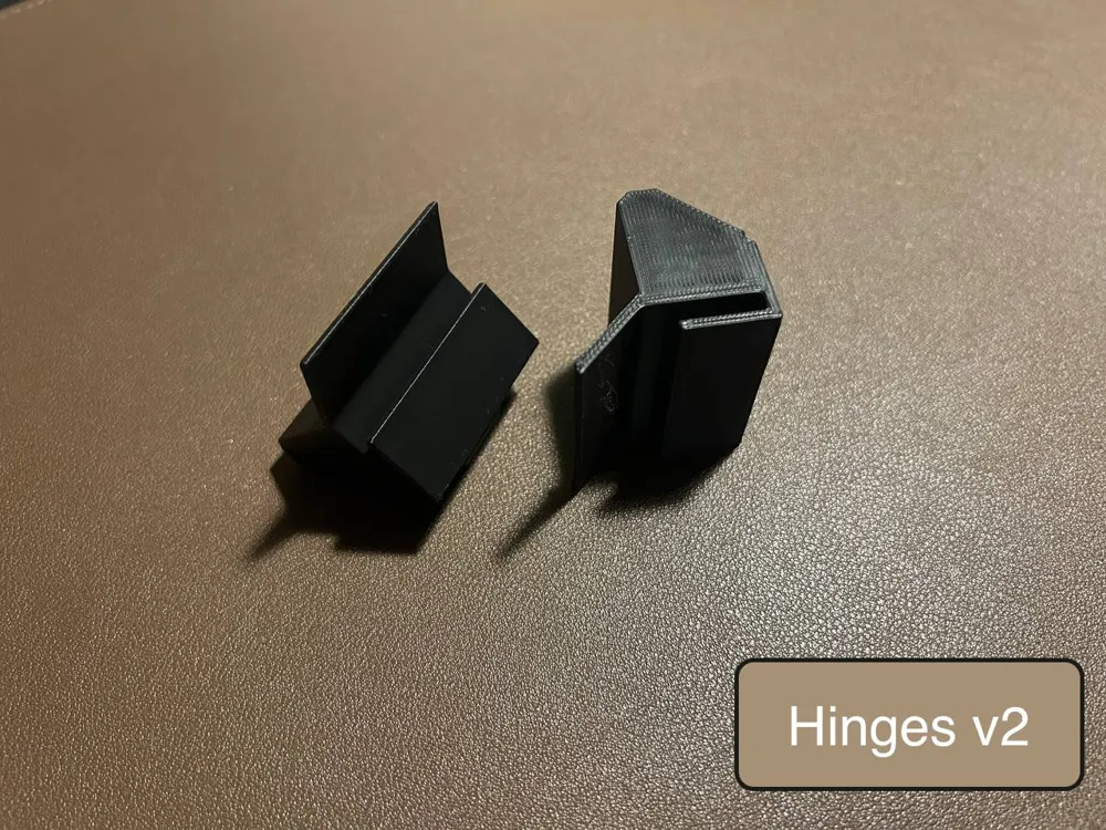 K1/K1C compact lid riser with hinges V2 (Updated) - Free 3D Print Model ...