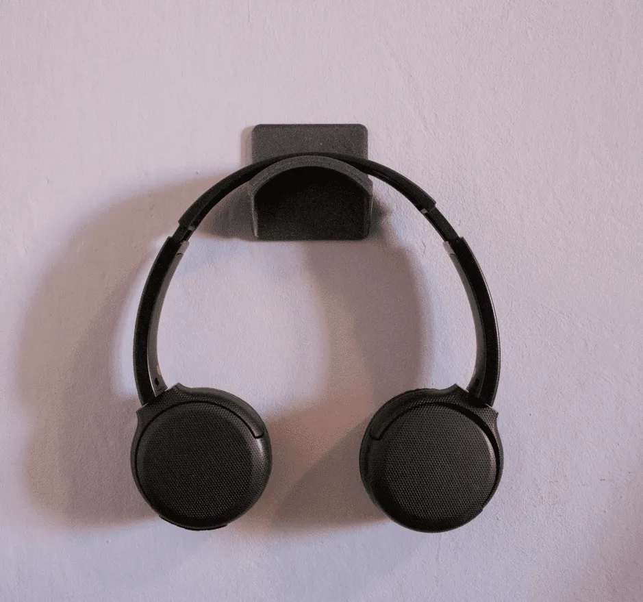 Headphones wall hanger - Free 3D Print Model - MakerWorld